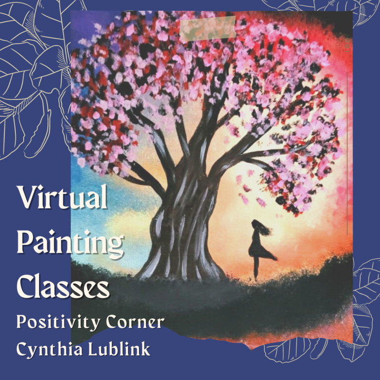 Virtual Painting Classes - from the Positivity Corner